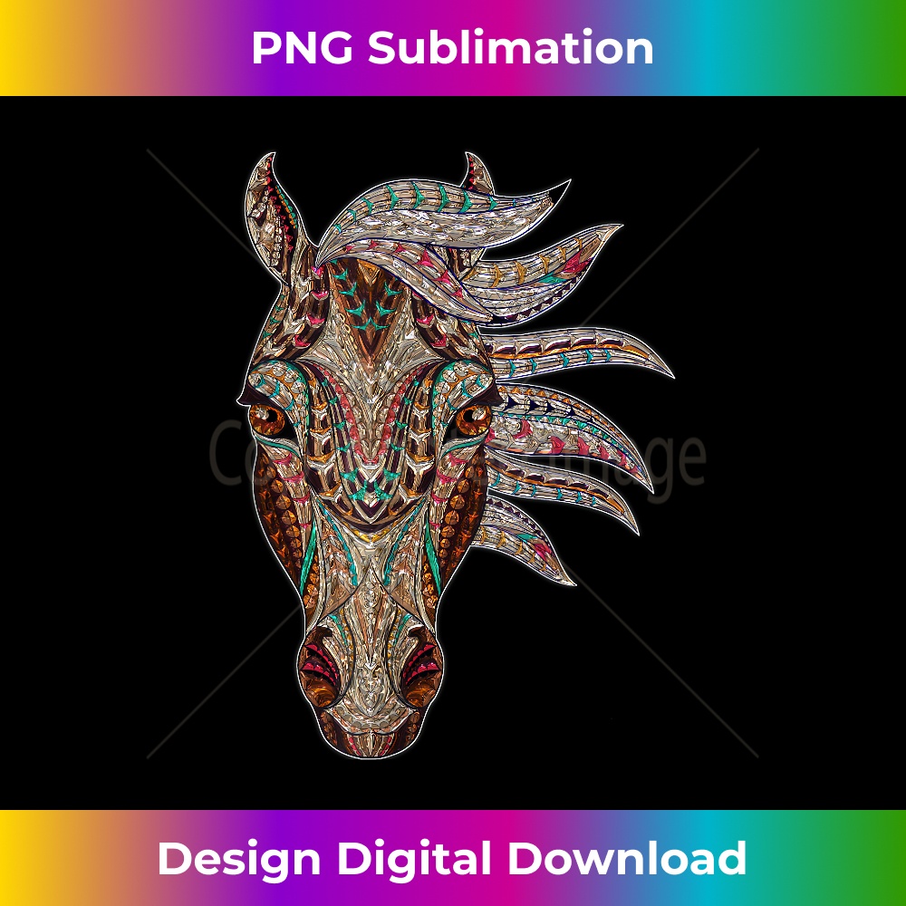 Horse Tribal Abstract Art Native American Geometric Horse - | Inspire ...