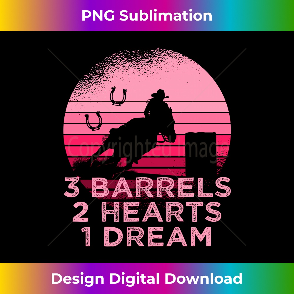 Horse Barrel Racing 3 Barrels 2 Hearts 1 Dream Rodeo Pink - | Inspire ...