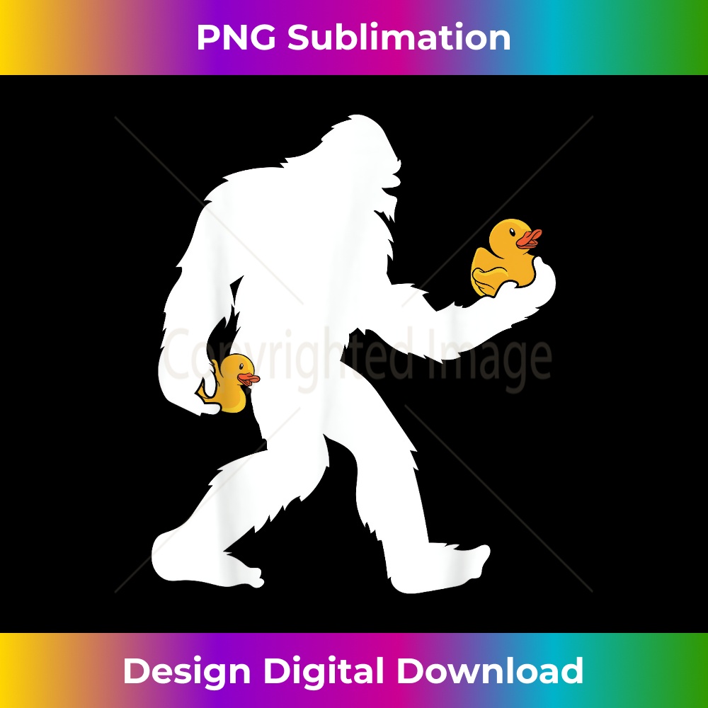 Sasquatch Big Foot Yetti Rubber Duck - Deluxe PNG Sublimatio - Inspire ...
