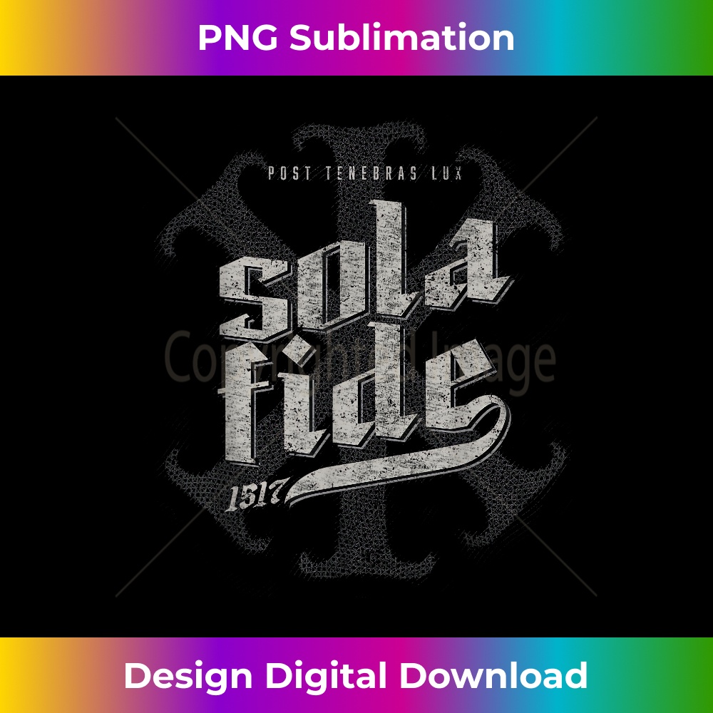 Sola Fide Post Tenebras Lux IX Christogram Retro Graphic - B | Inspire ...