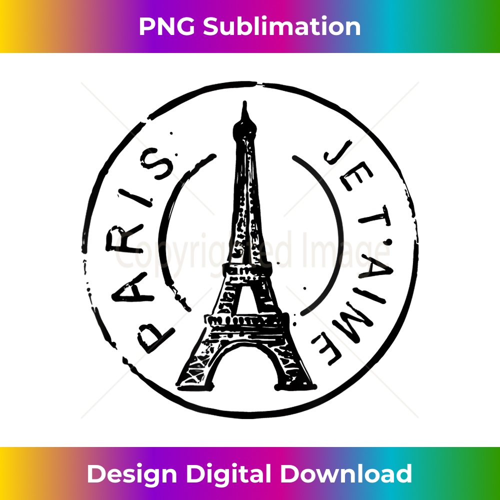 Paris France Postage Passport Stamp - Contemporary PNG Subli | Inspire ...