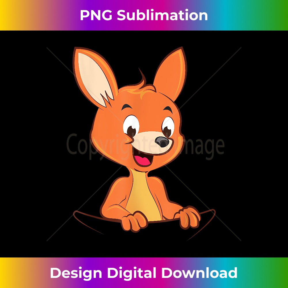 Cute Baby Joey In A Pouch Marsupial Funny Kangaroo - Crafted | Inspire ...