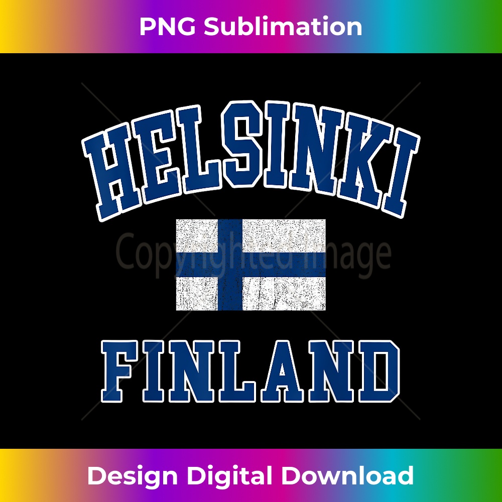 Helsinki Finland Flag Distressed Vintage Europe College Font | Inspire ...