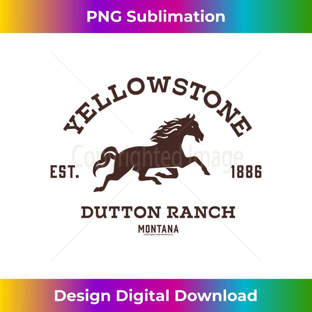 Yellowstone Dutton Ranch with Horse - Luxe Sublimation PNG D | Inspire ...