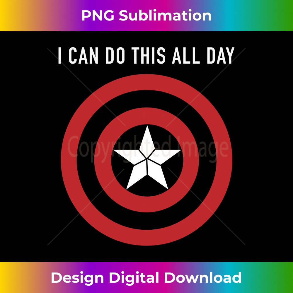 Marvel Captain America I Can Do This All Day Shield Portrait | Inspire ...