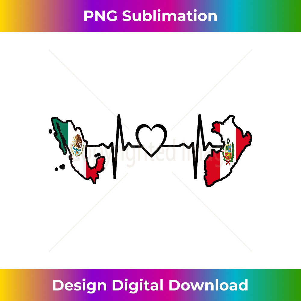 Mexican Peru Flag - Mexican Peruvian Heartbeat - Urban Subli | Inspire ...