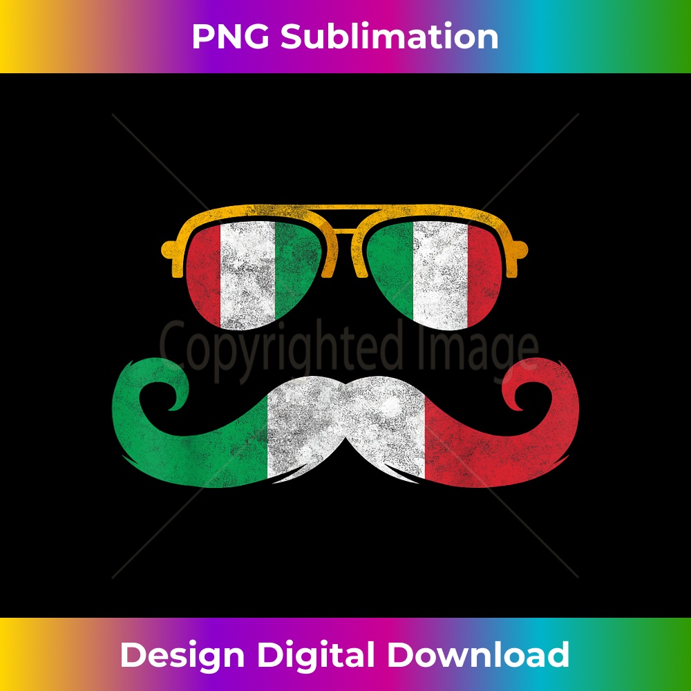 Flag Italy Sunglasses Mustache Italian Flags - Sophisticated | Inspire ...