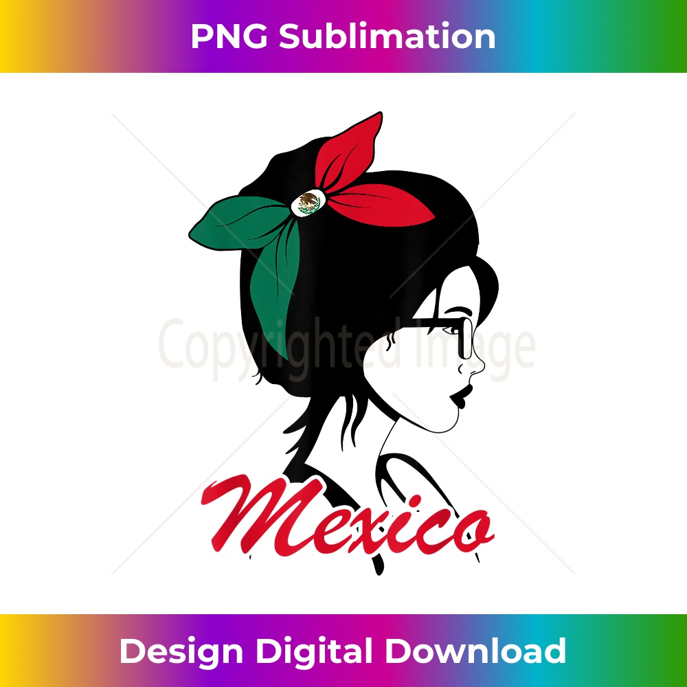 Mexico Girl Mexican Mujer Mexicana flag - Urban Sublimation - Inspire ...
