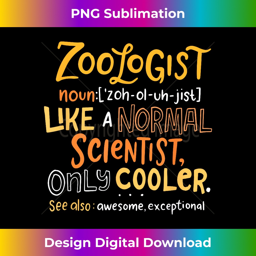 Awesome Zoologist Definition Funny Zoology Science - Deluxe | Inspire ...