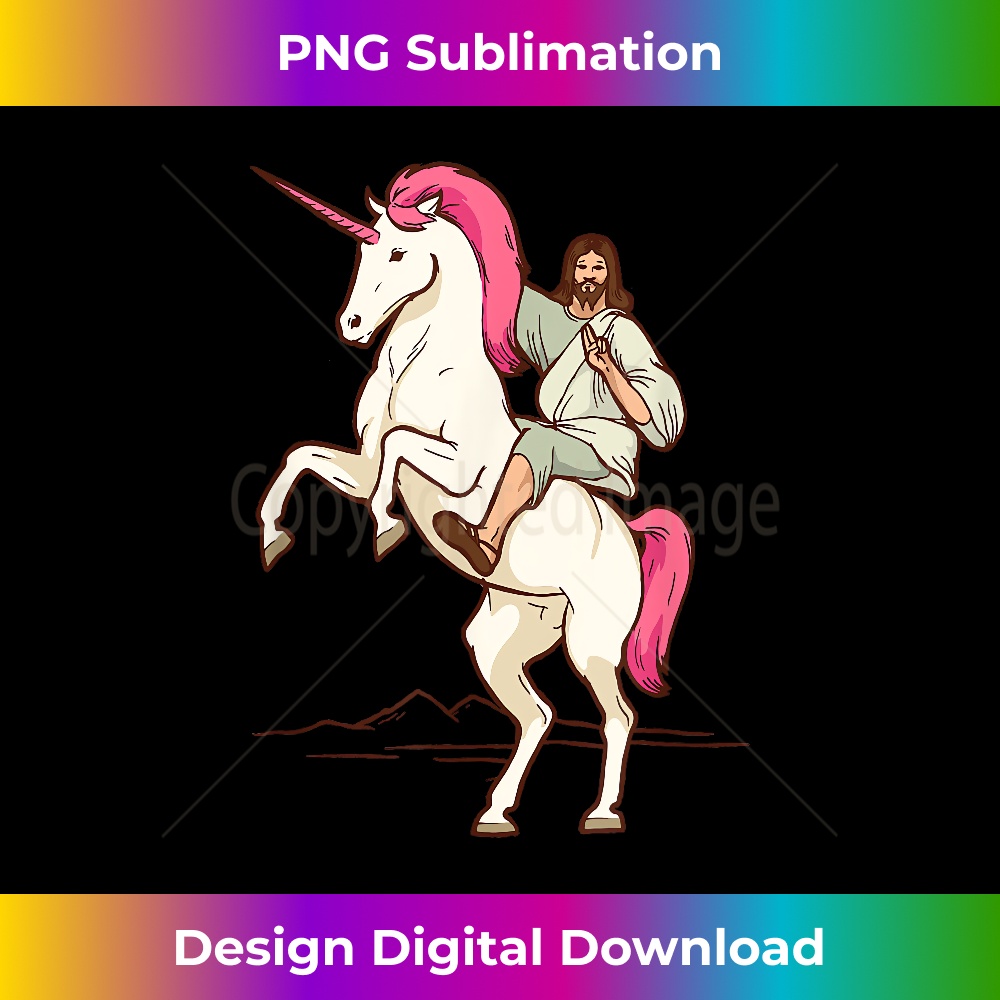 Jesus on Unicorn - Jesus Christ Riding a Unicorn - Chic Subl | Inspire ...