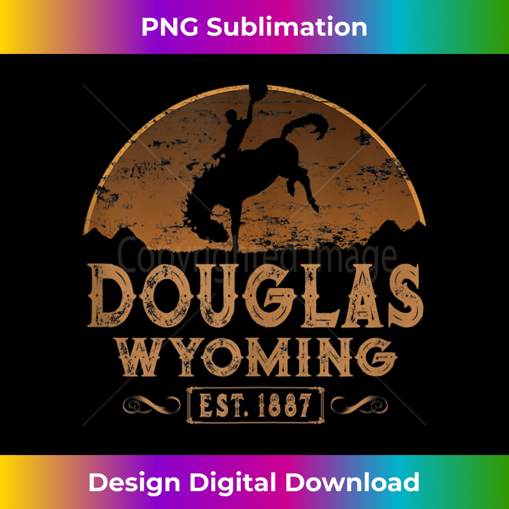 Douglas Wyoming WY Wild West Rodeo Cowboy - Deluxe PNG Subli | Inspire ...