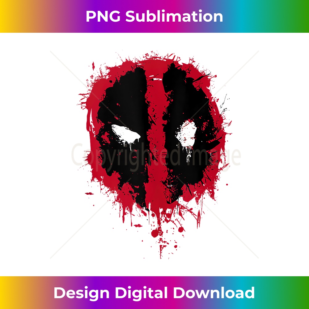 Marvel Deadpool Simple Paint Splatter Logo - Deluxe PNG Subl | Inspire ...