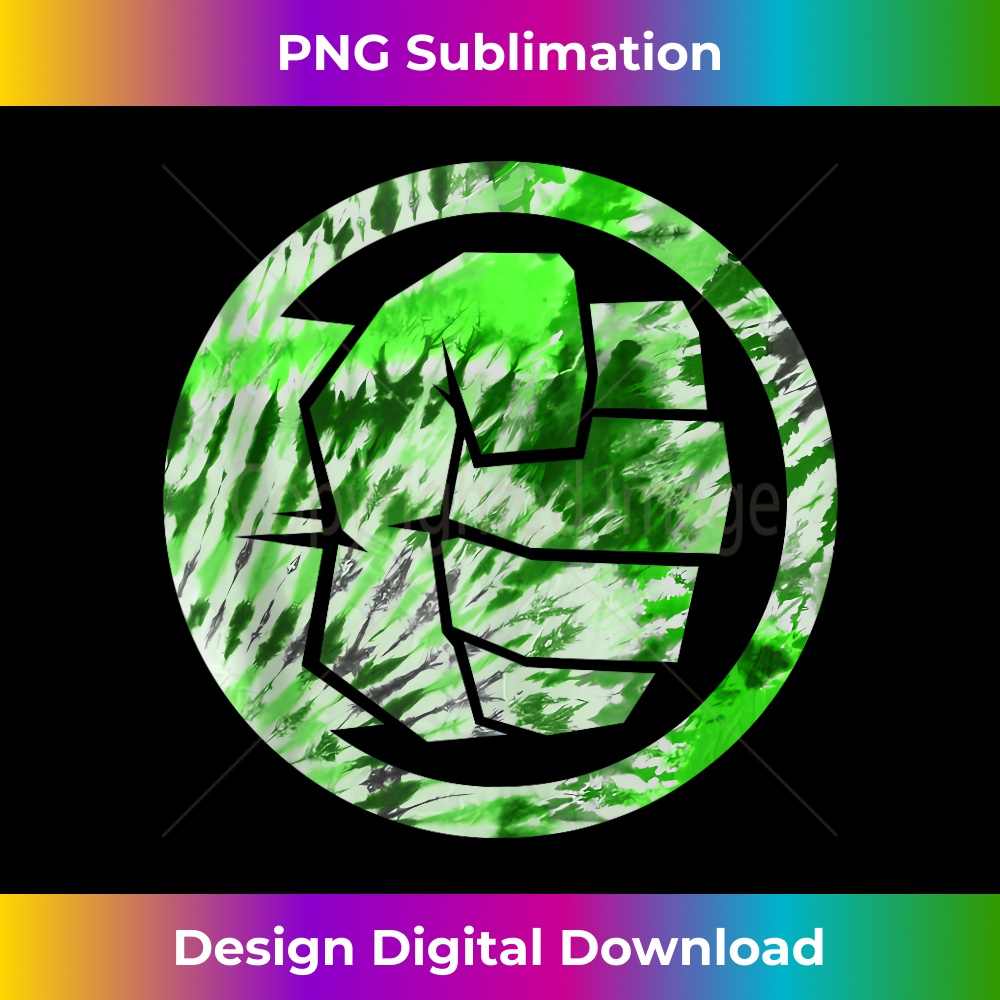 Marvel Hulk Fist Tie-Dye Logo - Luxe Sublimation PNG Downloa - Inspire ...