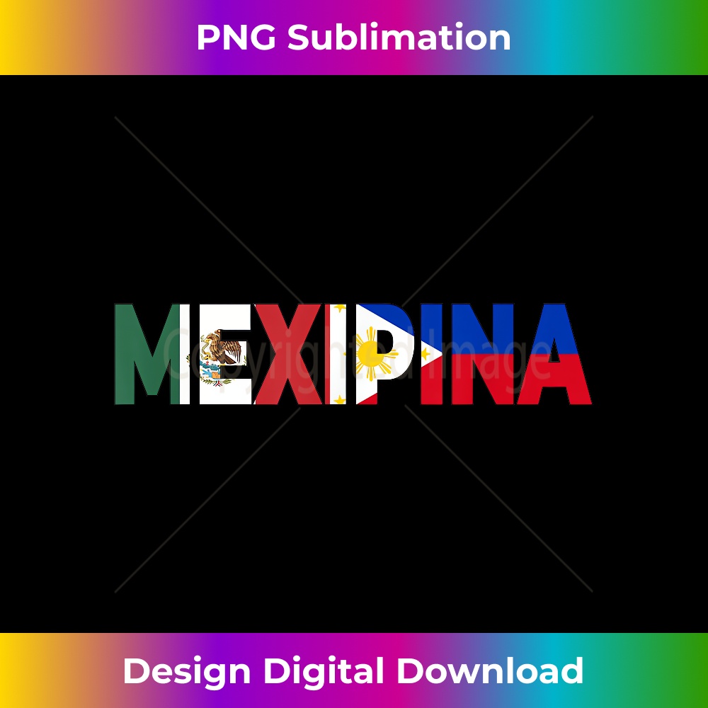 Mexipina Half Mexican Filipina with Mexico Philippines Flag | Inspire ...