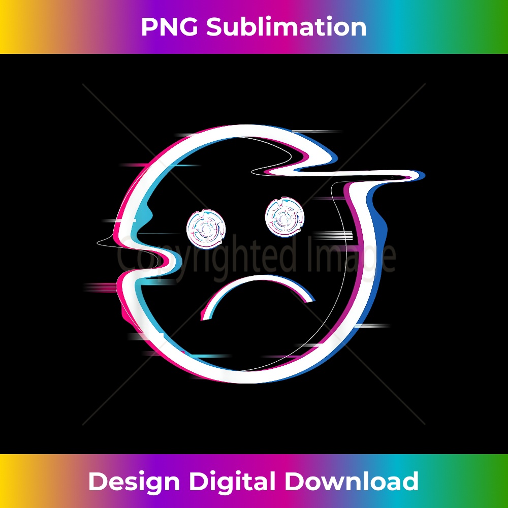 Sad Boi Pink Aesthetic Vaporwave Sadboi Sad Face Glitch Art | Inspire ...