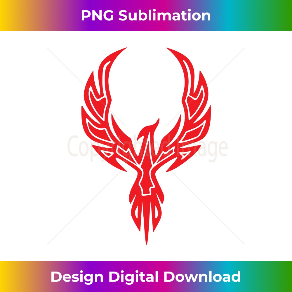 Red Phoenix Fire Bird Symbol Magic Fantasy Circle Life Sun - | Inspire ...