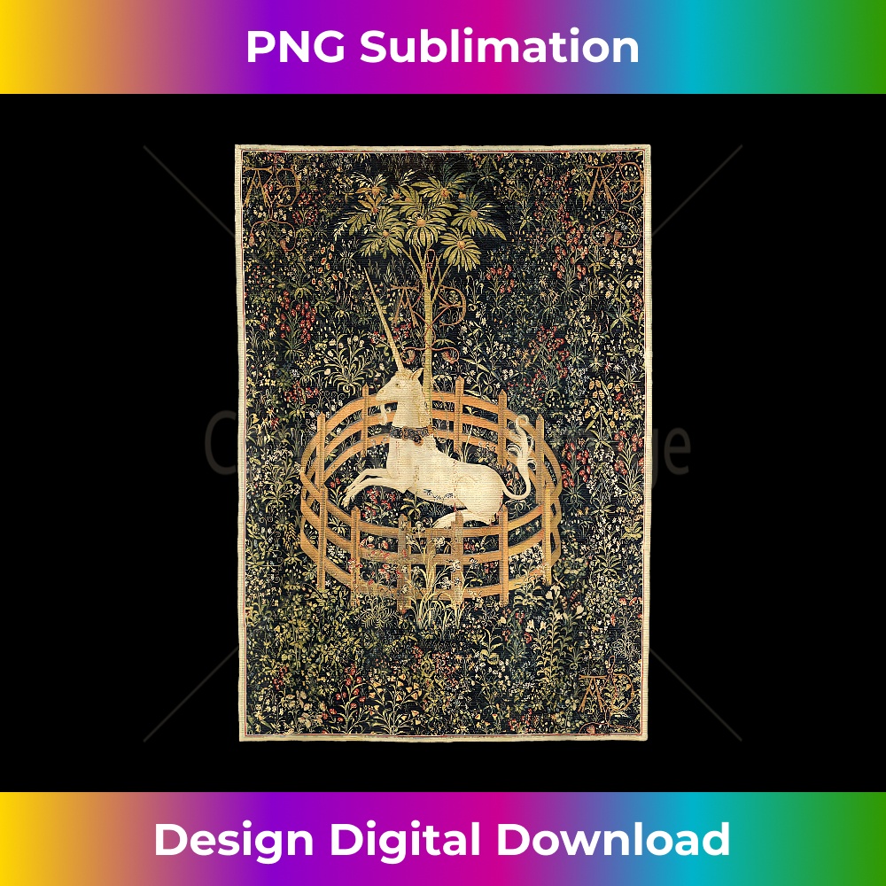 Vintage Unicorn In Captivity Medieval Tapestry - Edgy Sublim - Inspire ...