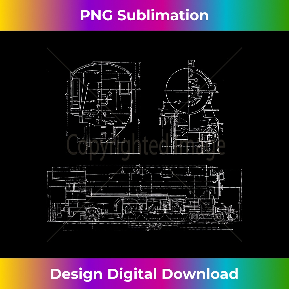 Pennsylvania Railroad Class K4 Dimensioned Train Drawing - C | Inspire ...