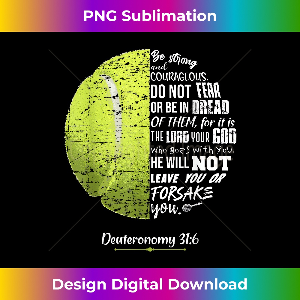 Christian Tennis Deuteronomy 316 Bible Verse for Faith God - | Inspire ...