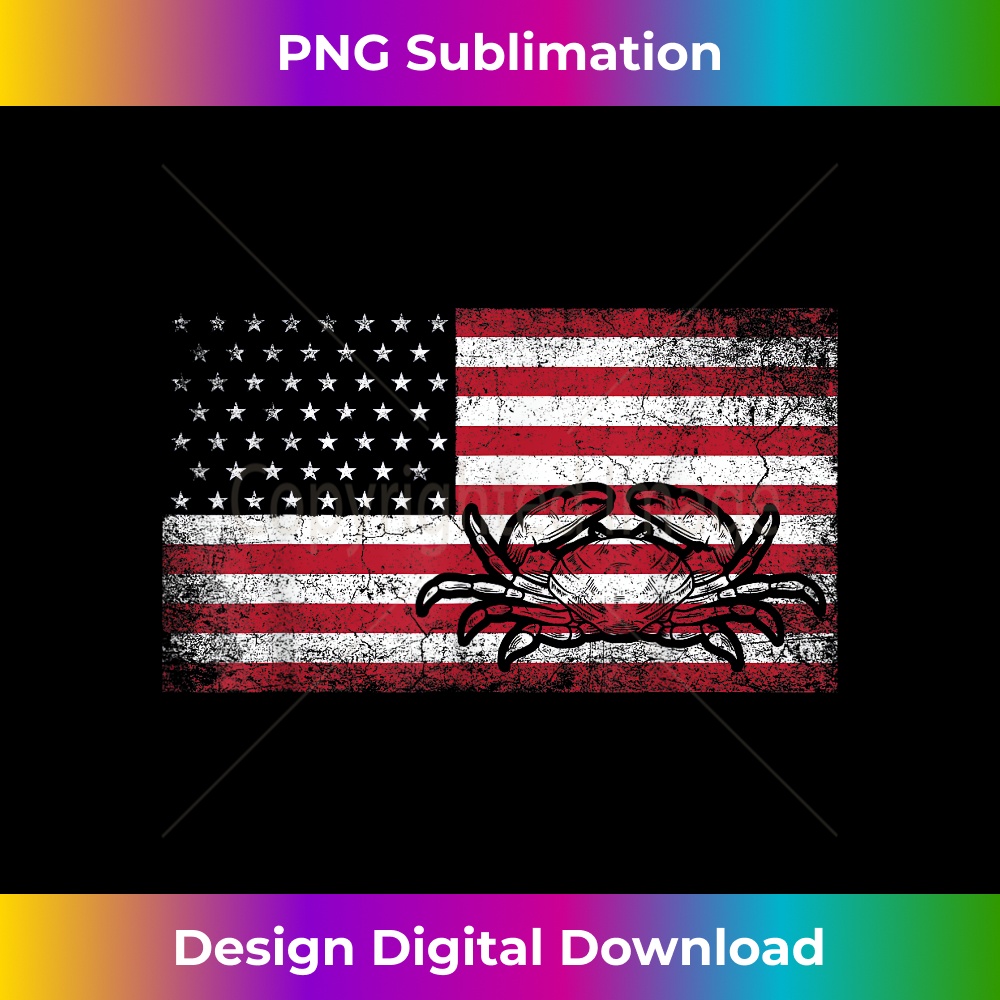 Crab Fisherman American Flag 4th of July T Crabbing - Deluxe | Inspire ...