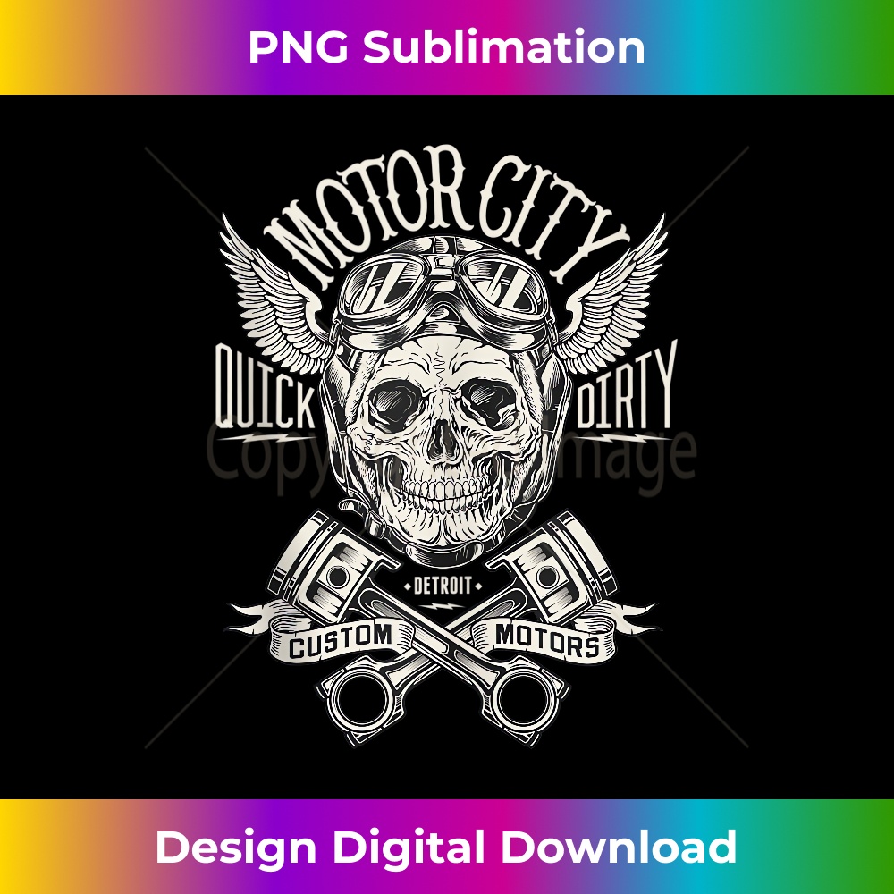 Detroit Skull Motor City Cruise Woodward Hot Rod - Luxe Subl | Inspire ...