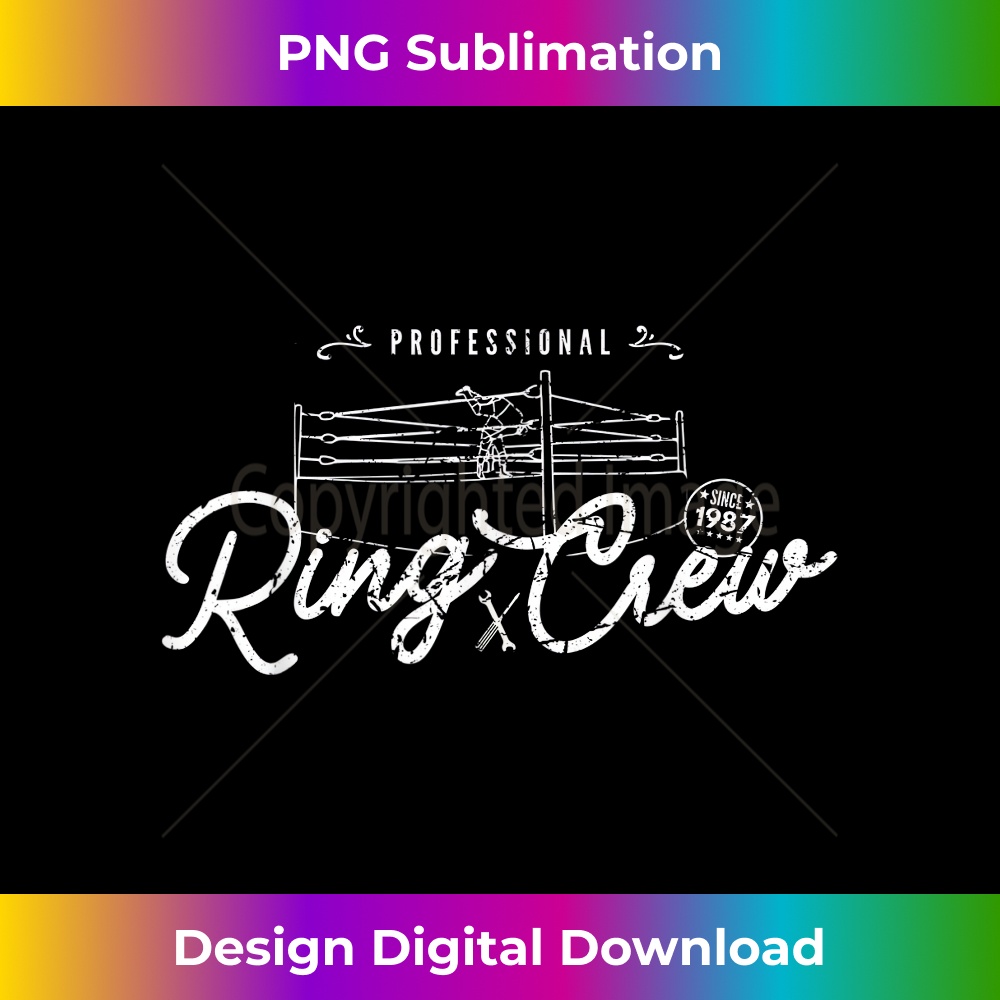 Professional Ring Crew Pro Wrestling Vintage - Vibrant Subli | Inspire ...