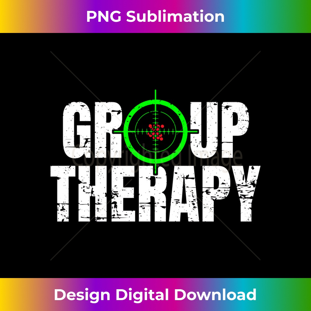 Group Therapy Funny Shooting Sports Rifle Gun Sight Design - | Inspire ...