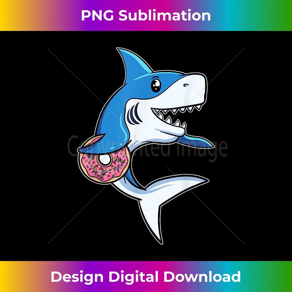 Donut Doughnut Shark Sprinkles Fried Dough Sweet Dessert - E | Inspire ...
