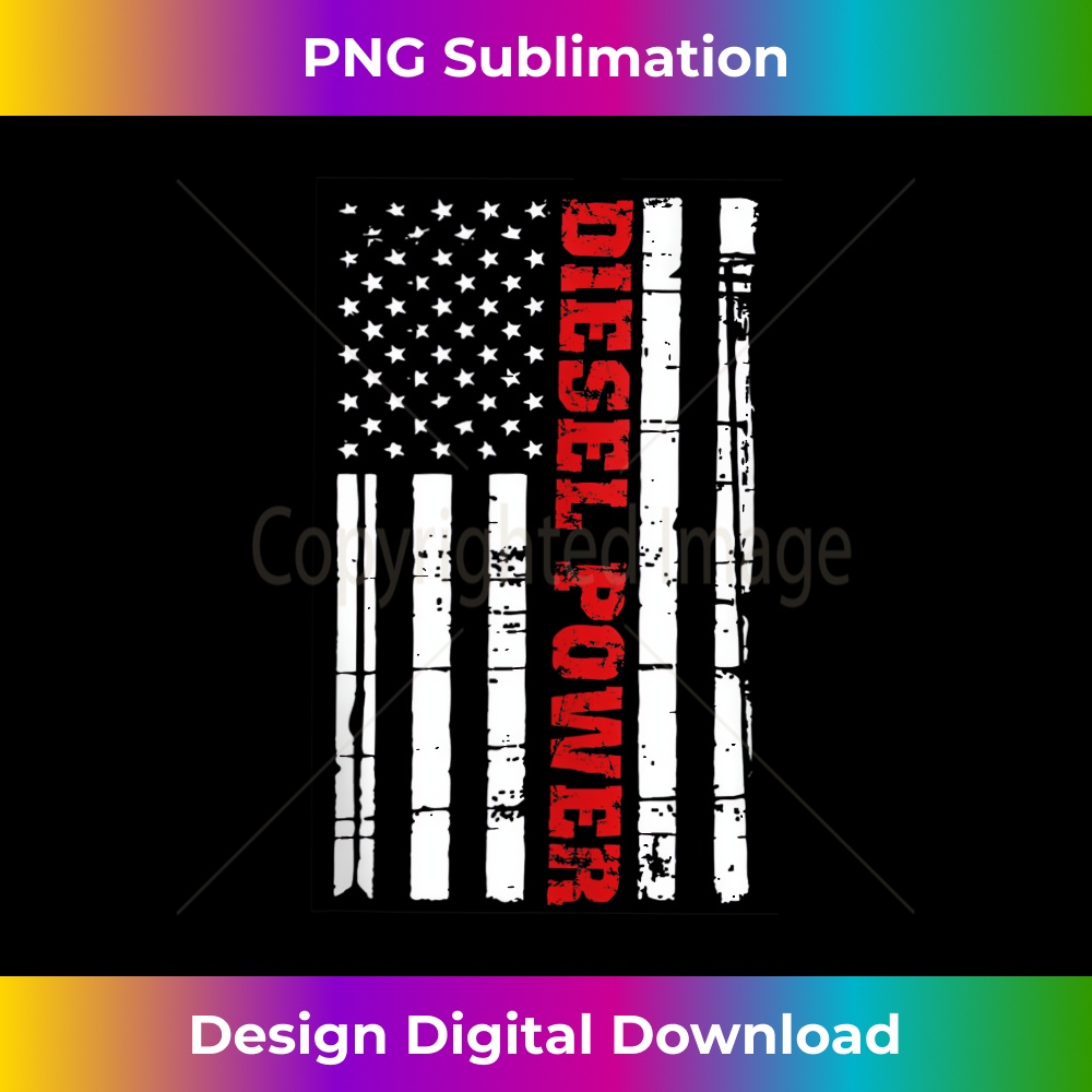 Diesel Power Flag Truck Turbo Brothers Mechanic Rig Trucker - Inspire ...