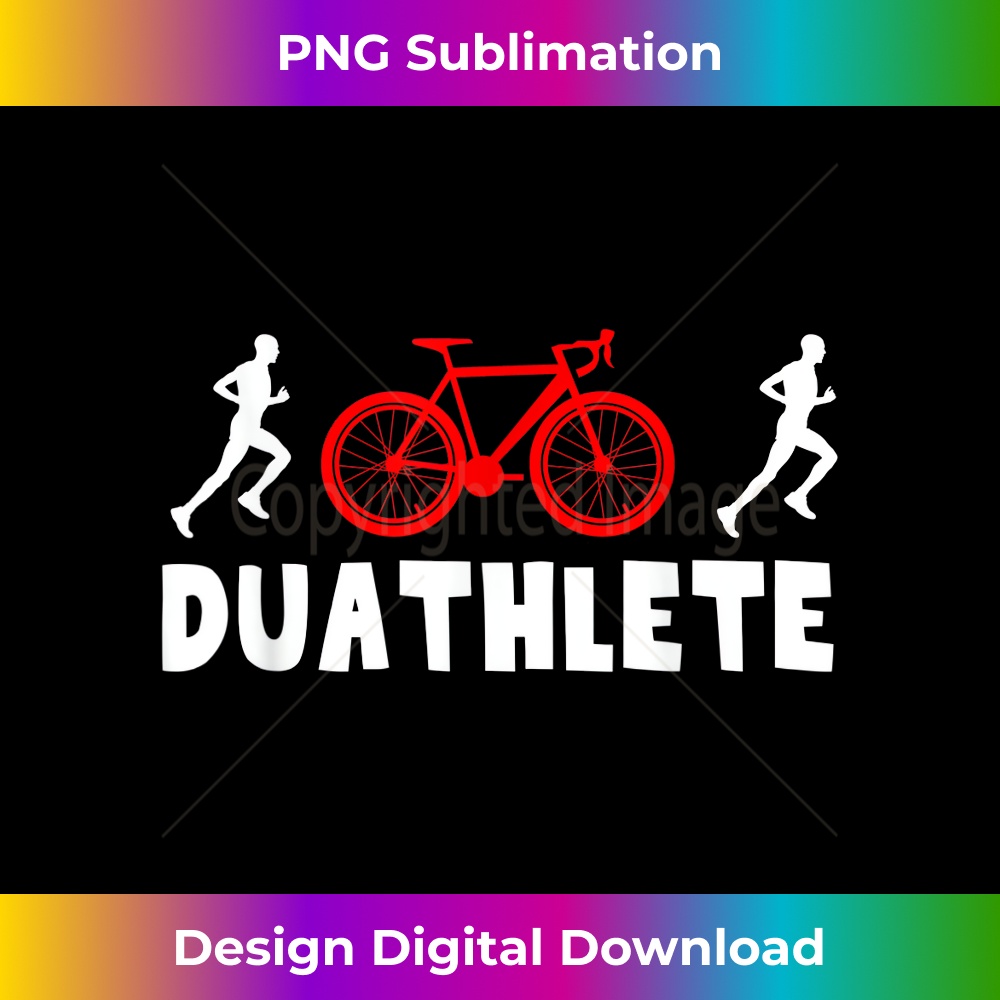 Duathlete Male Runner Duathlon - Luxe Sublimation PNG Downlo | Inspire ...