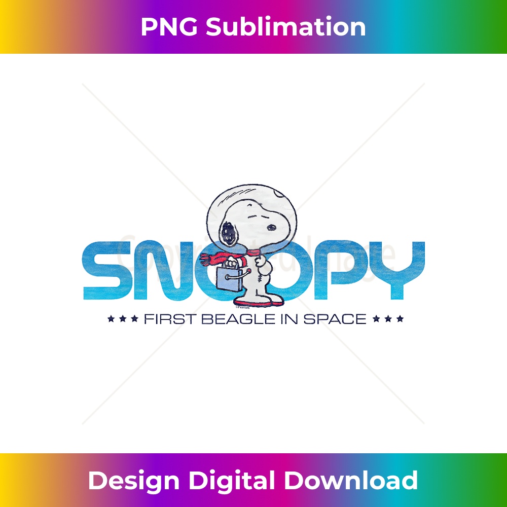 Peanuts Snoopy First Beagle in Space - Sleek Sublimation PNG | Inspire ...
