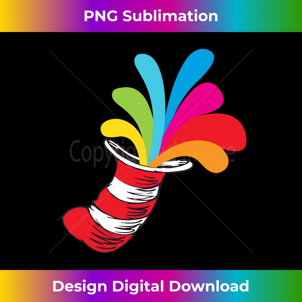 Dr. Seuss Hat Color Explosion - Sublimation-Optimized PNG Fi | Inspire ...
