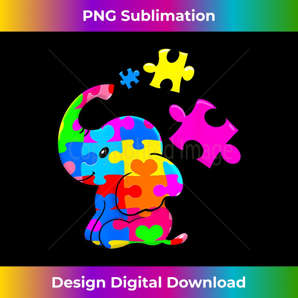 Cute Autism Elephant Autism Awareness Autistic - Crafted Sub | Inspire ...