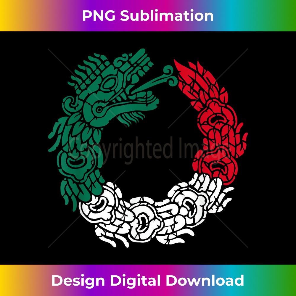 Aztec Quetzalcoatl - Serpent Mexican Flag - Mexico Roots - E - Inspire ...