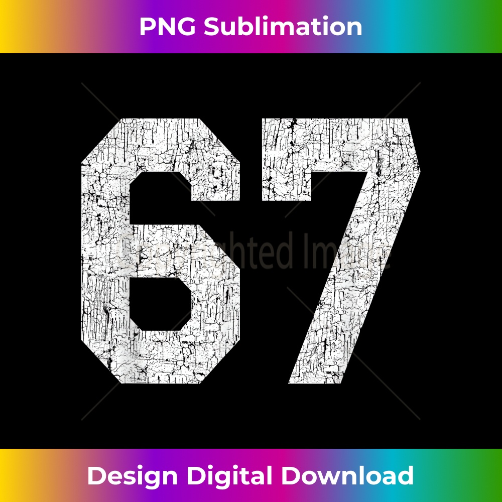 Jersey Uniform Number #67 Athletic Style Sports Graphic - Su | Inspire ...