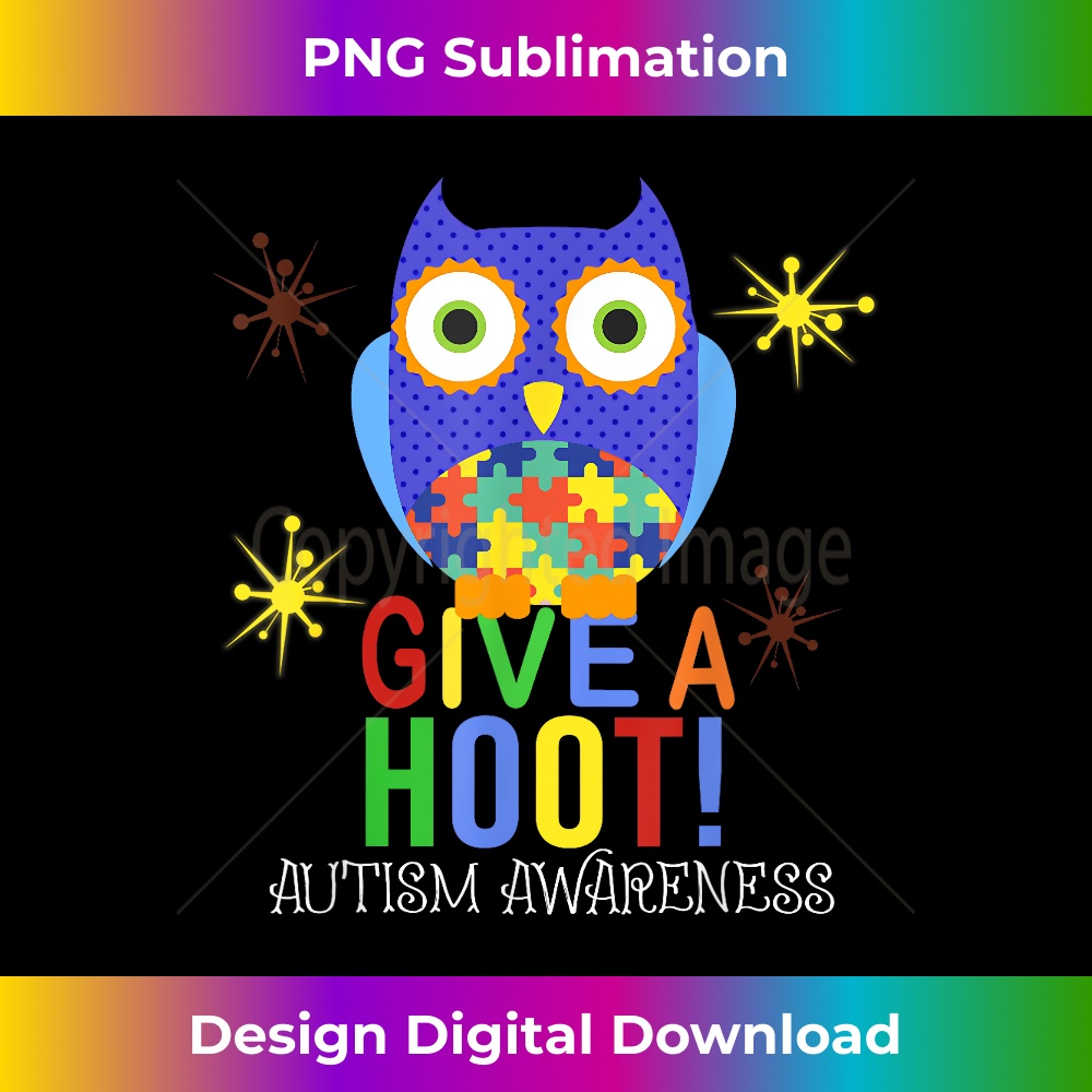 The Owl Give A Hoot Autism Awareness For Kid - Futuristic PN | Inspire ...