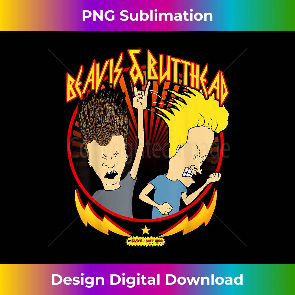 Beavis and Butt-Head Metal Colors Rock Out Graphic - Vibrant | Inspire ...