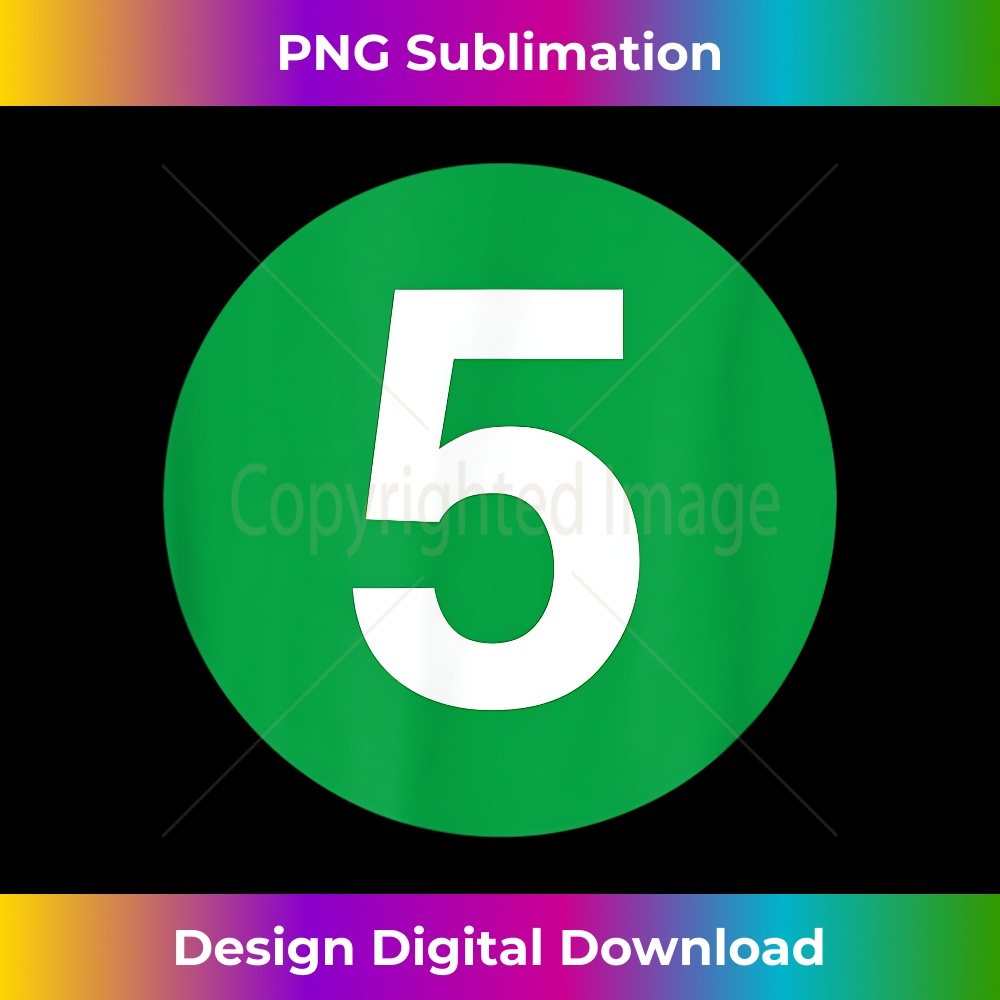 5 Line - NYC Subway Train - Classic Sublimation PNG File - S | Inspire ...