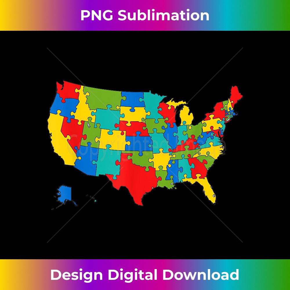 United States Puzzle Map All The States USA School - Edgy Su | Inspire ...