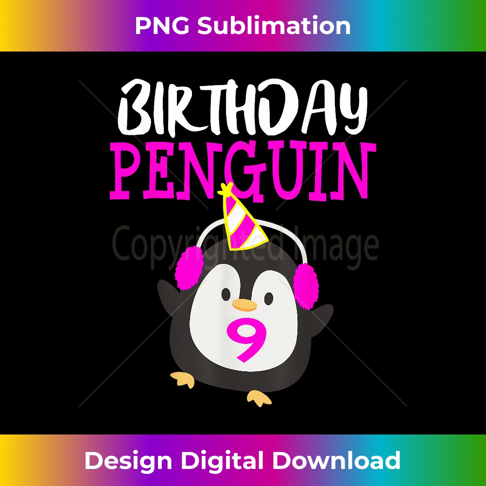 Penguin 9th Birthday Party 9 Nine Year Old Daughter - Crafte - Inspire ...