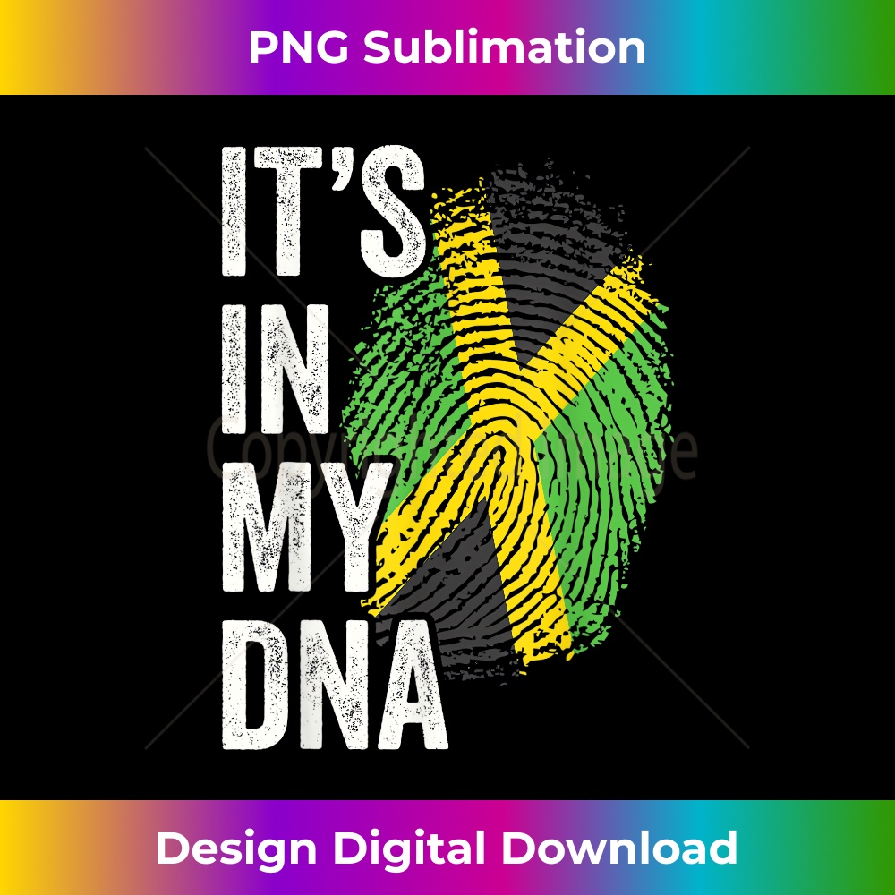 ITS IN MY DNA Jamaica Flag Jamaican Roots Pride Genetic - Fu | Inspire ...