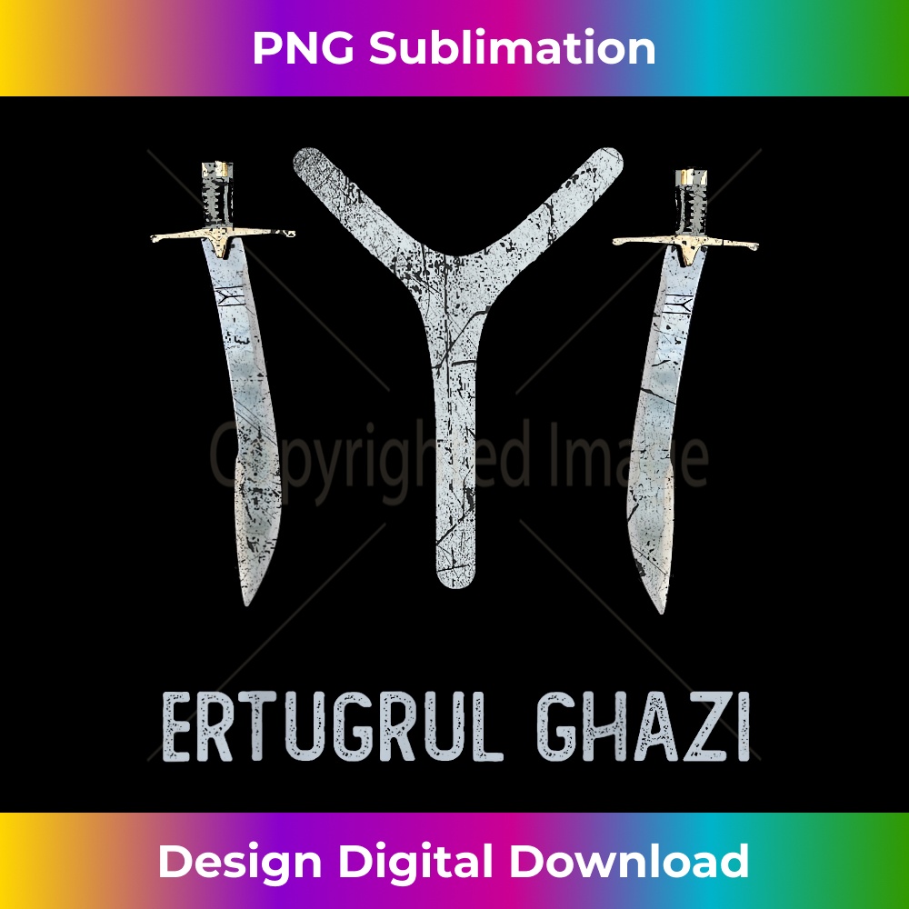 Kayi Tribe Swords Marking IYI Symbol Ertugrul Ghazi Blue - T | Inspire ...