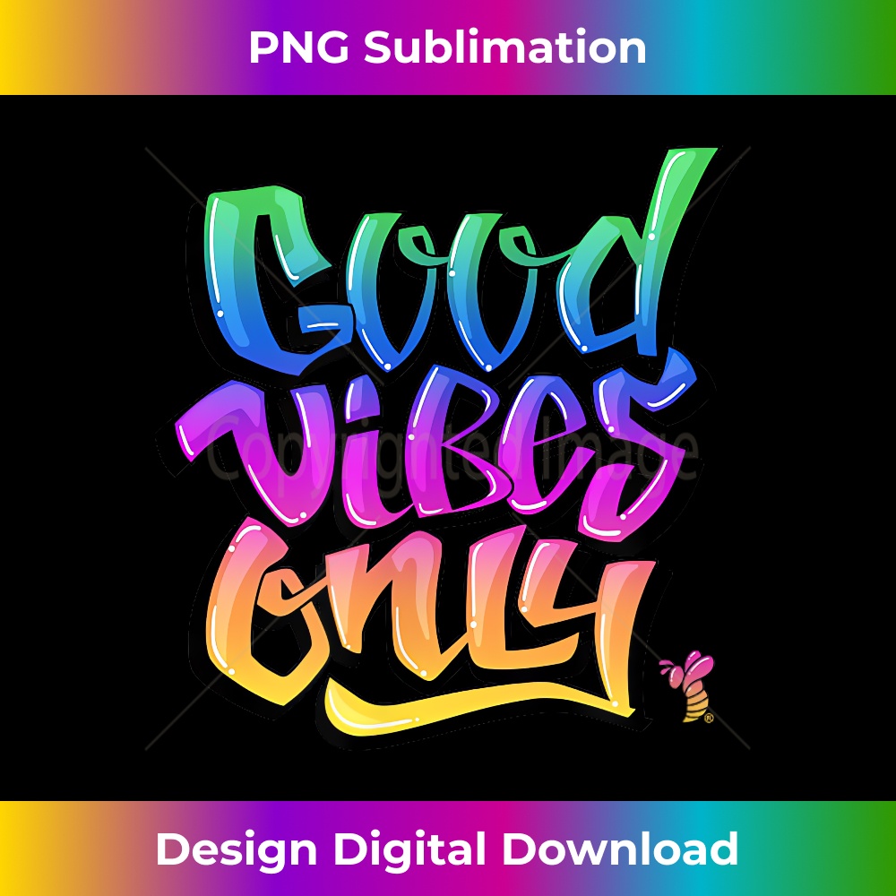 Good Vibes Only Colorful Letter Word Art by Tangie Marie - L | Inspire ...