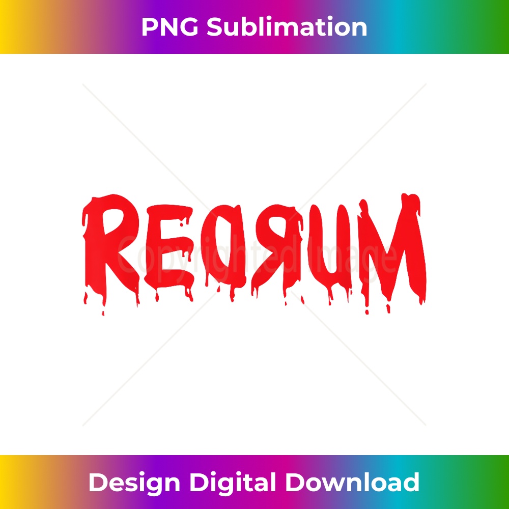 Redrum T Scary Creepy Bloody Halloween T - Luxe Sublimation | Inspire ...