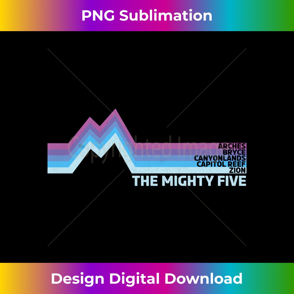 Utahs The Mighty Five National Parks - Deluxe PNG Sublimatio | Inspire ...