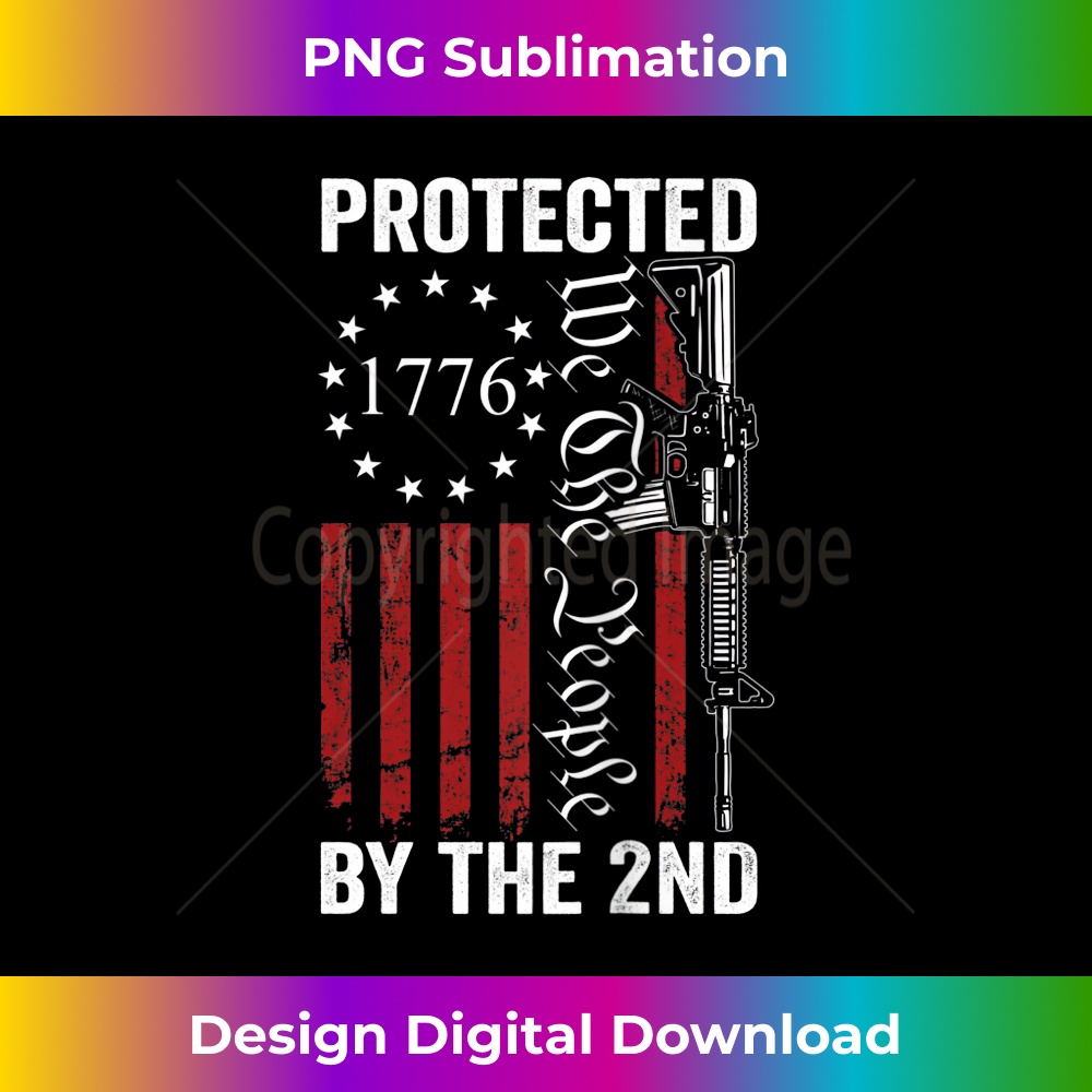 Protected By The 2nd Amendment We The People AR15 (ON BACK) | Inspire Uplift