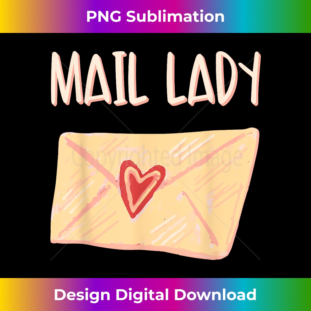 Female Postal Worker Mail Lady Stamp - Sleek Sublimation PNG | Inspire ...