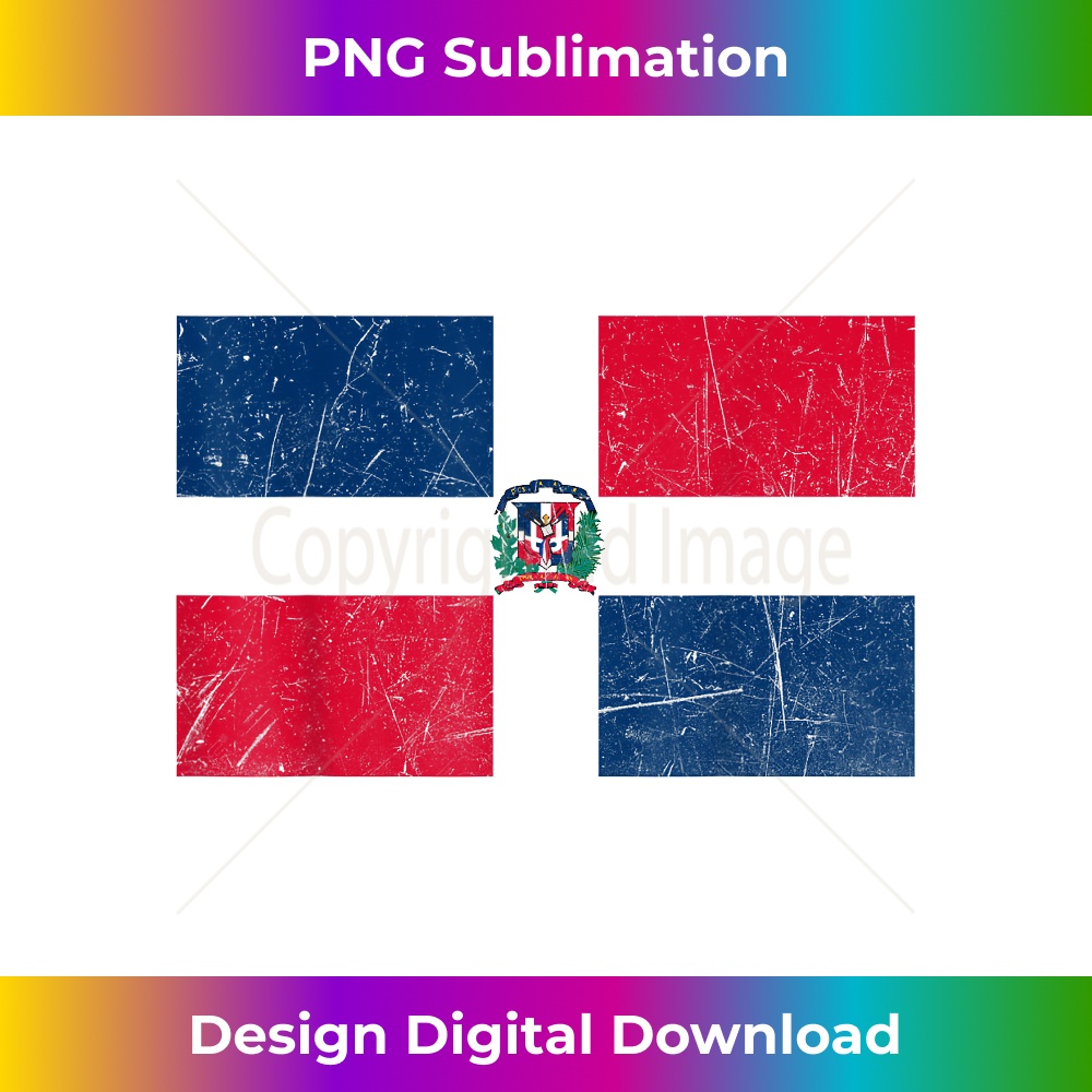 Dominican Republic Flag with vintage national colors - Minim | Inspire ...