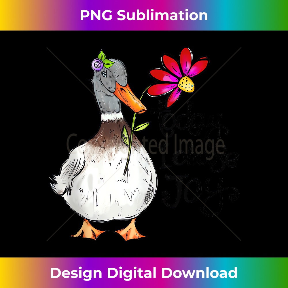 Christian Duck Today I Choose Joy Bible Verse Hand Drawn - F | Inspire ...