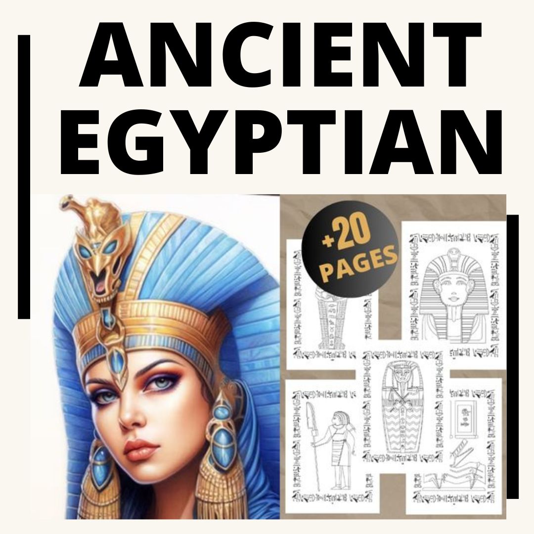 20 Ancient Egyptian Gods Pages VOL 01 | Inspire Uplift